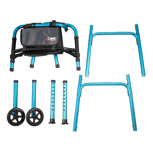 CAREX Explorer®Folding Walker with 2 Wheels & Bag - Edmonton Medical ...